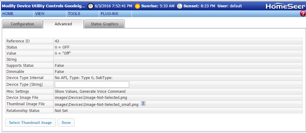 Virtual Device Creation and Modification - HomeSeer Message Board
