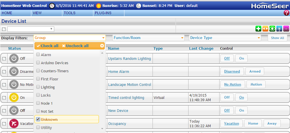 Virtual Device Creation and Modification - HomeSeer Message Board